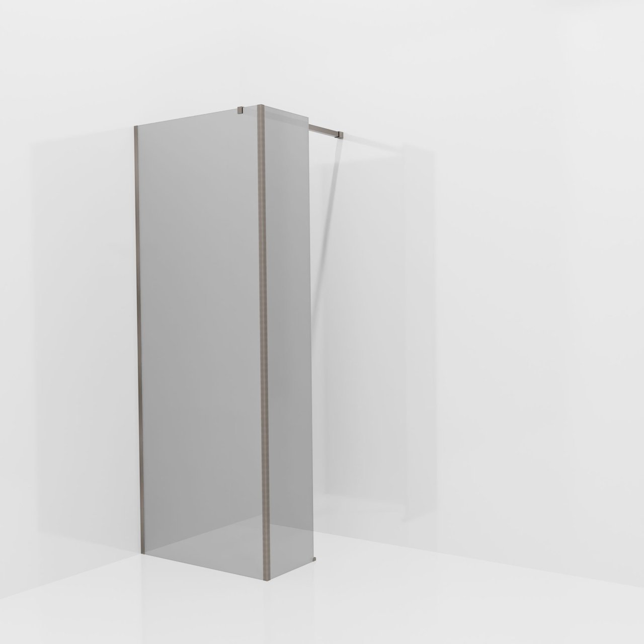 Balmani Modular inloopdouche met vaste zijwand: 80 x 200 cm, Reflex ...
