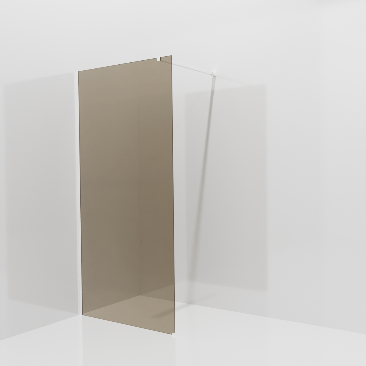Balmani Modular douche à l'italienne: 100 x 200 cm, Verre bronze ...